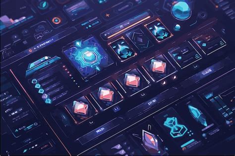 2d Game Assets Background Platforms Tileset Premium Ai Generated Vector