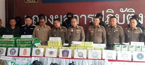 ตำรวจภูธรภาค 5 แถลงผลงานใหญ่ ยึดยาบ้า 8 6 ล้านเม็ด ไอซ์ 450 กก รวม 4 คดี สำคัญ ใช้แบบบูรณาการ