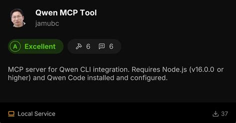 Qwen MCP Tool MCP Servers LobeHub