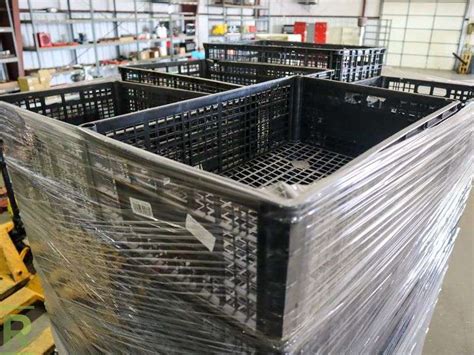 Pallet Of Milk Crates Roller Auctions