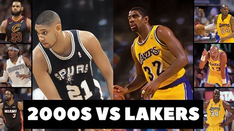 【nba 2k23】2000s All Star Vs All Time Los Angeles Lakers Youtube