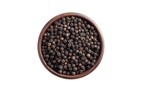 Ai Generated Black Peppercorns In Terracotta Bowl Png 41152808 Png