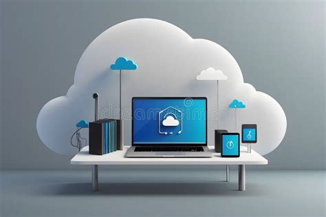 Navigating The Digital Storage Landscape Stock Illustration Illustration Of Application