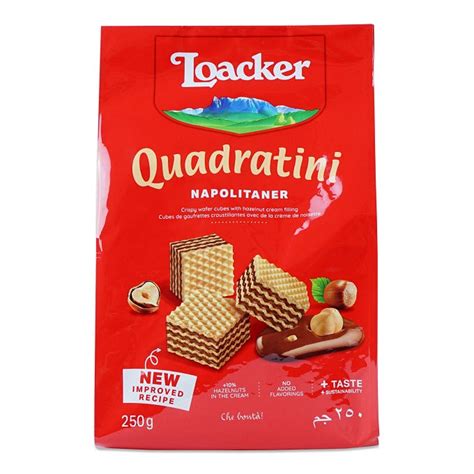 Loacker Quadratini Napolitaner Wafer Cookies 250g Glamshow