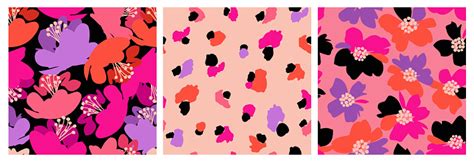 손으로 그린 꽃 직물 섬유 의류 포장지 커버 배너 실내 장식 배경에 대한 꽃과 완벽 한 패턴 0명에 대한 스톡 벡터 아트 및 기타 이미지 Istock