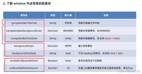 微信小程序笔记6wxss模板样式、全局配置（window和tabbar）、页面配置（含代码以及案例开发）微信小程序xss Csdn博客
