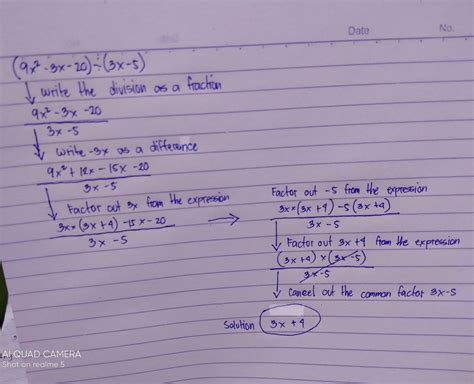 Solve the given problem with explanation using Synthetic Division 9x²