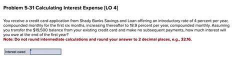 Solved Problem 5 31 ﻿calculating Interest Expense [lo 4]you
