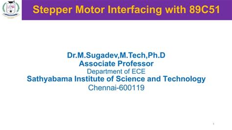 session 9 stepper motor interfacing pptx