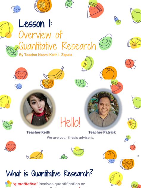L1 Overview Of Quantitative Research Pdf Quantitative Research