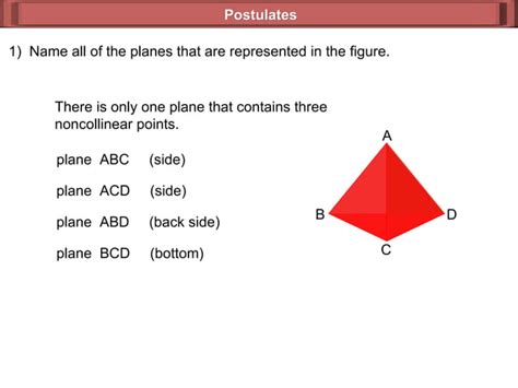 Postulates Geometry 1 3