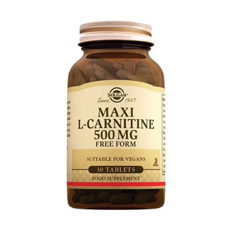 S Maxı L-Carnıtıne 500 Mg 30 T