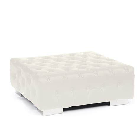 Maxwell Ottoman Creme Luxe Rentals
