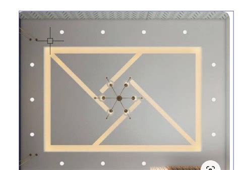 Pop Design For Ceiling With Dots And Clock