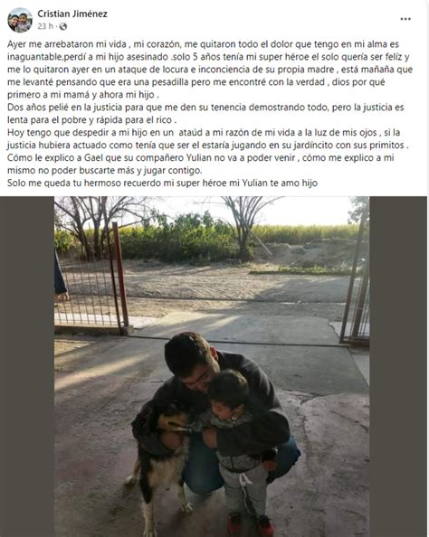 El Mensaje Del Padre Del Niño Asesinado Por Su Madre Ar