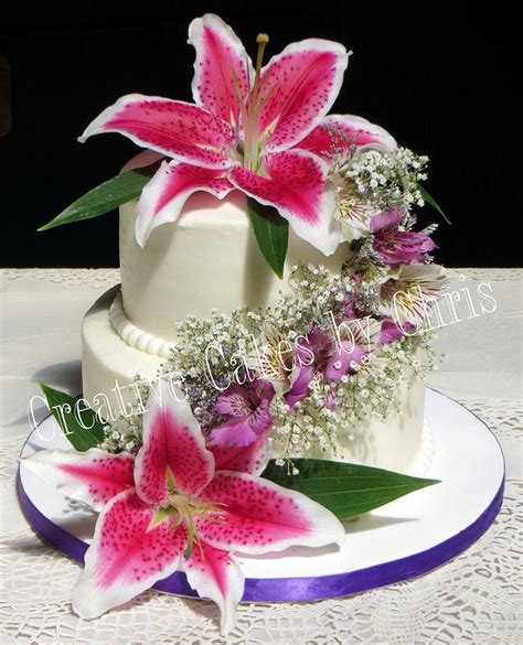 Stargazer Wedding Decorated Cake By Creative Cakes By Cakesdecor