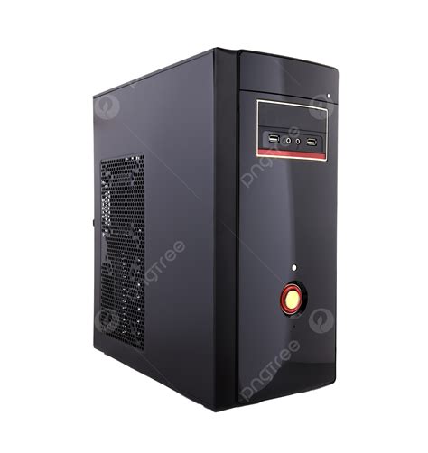 Computer System Unit Slimtower Minitower Gray Button PNG Transparent Image And Clipart For