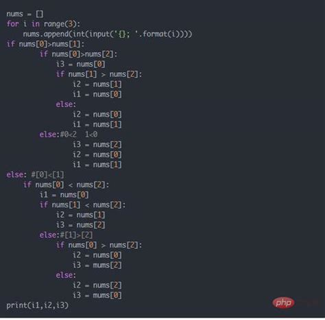 Python三个数由小到大输出python三个大于号怎么打 Csdn博客
