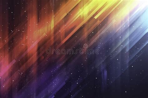 Abstract Colorful Light Beams And Particles Creating A Dynamic Spaceinspired Background With