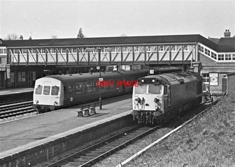 Photo Class 50 And Dmu At Newbury £185 Picclick Uk