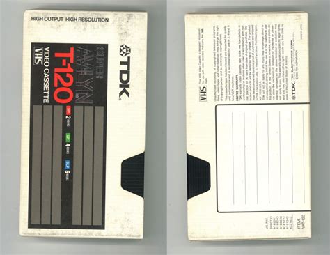 Blank VHS Cassette Packaging Design Trends A Lost Art Flashbak