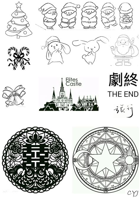 橡皮章素材 自排版 圣诞 高清图片堆糖美图壁纸兴趣社区