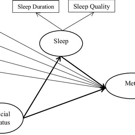 hypothesized structural equation model for significant relationships