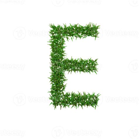 Green Grass Upper Letter 3d Illustration 21478549 Png