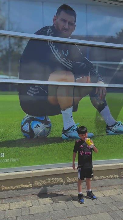 i met lionel andrés messi messi adidas youtube