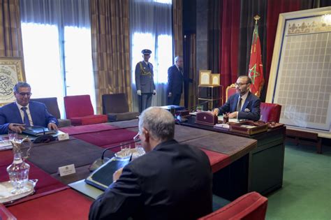 Sm Le Roi Mohammed Vi Préside Une Séance De Travail Consacrée Au