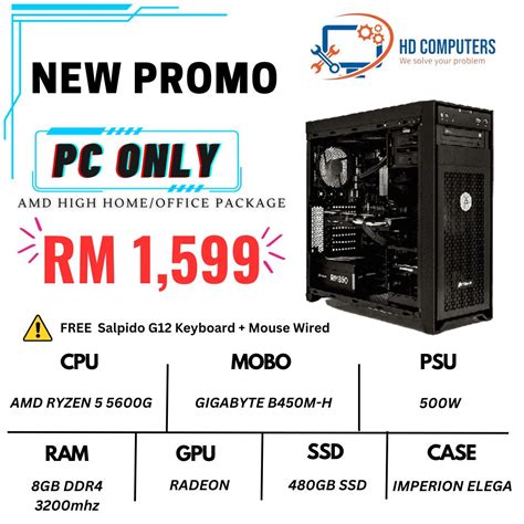 Amd High Home Office Package Hd Computers Kedai Komputer Kemaman