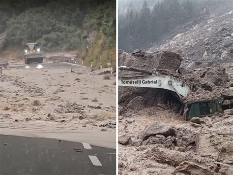Heftige Unwetter Murenabgänge Sperren Arlberg Und Silvretta Straßen
