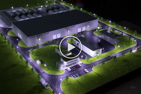 Wastewater Treatment Plant Model Architectural Scale Models