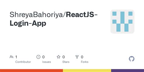 Github Shreyabahoriya Reactjs Login App