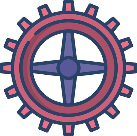 Gear Linear Color Illustration 45922429 Vector Art At Vecteezy