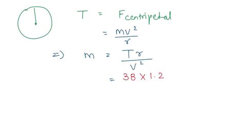 Solved 5 An Object Attached To The End Of A String Swings In A
