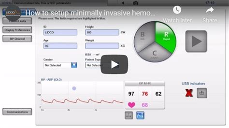 LiDCOrapid V3 Setup Guides LiDCO Hemodynamic Monitoring For The
