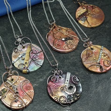 TUTORIAL Steampunk Polymer Clay Pendant Ornament