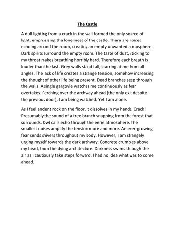 Ks3 English Descriptive And Narrative Writing Resources Teaching Resources