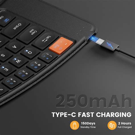 Protoarc® Xk03 Foldable Ergonomic Bluettooth Keyboard