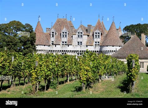 The Château De Monbazillac Surrounded By Its Famous Vineyard