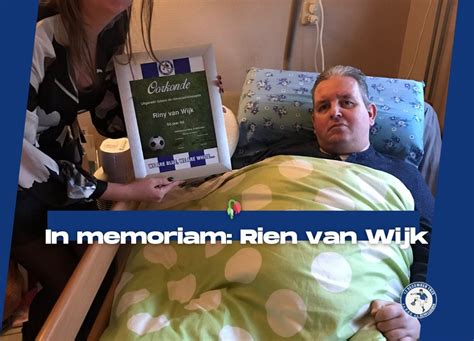 In Memoriam Rien Van Wijk V V Schelluinen