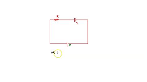Solved A Capacitor Is Connected In Series With A Resistor To An Ideal