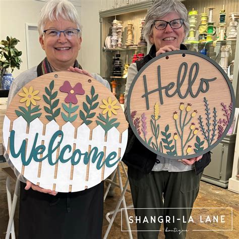 Door Hanger Workshop Shangri La Lane Llc