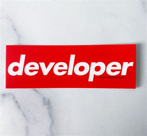Developer Sticker 4 Coding Sticker Programmer Etsy