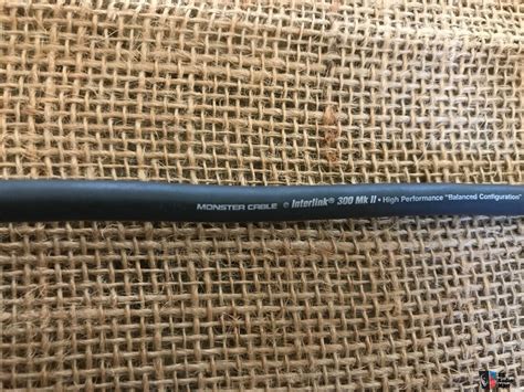 Solid Core Pex Dielectric Rca Interconnect Cables Monster Interlink 300 Mkii Photo 1985671