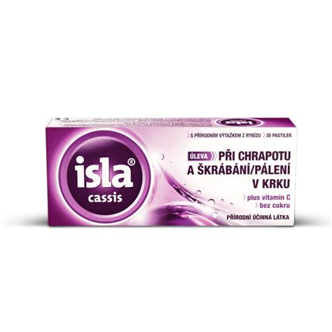 Isla Cassis Bylinné Pastilky 30 Tablet Sanomedcz