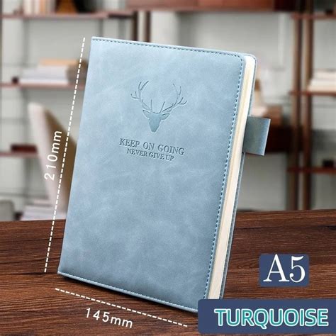 A5 Notebook Super Thick Notepad Skin Feeling Leather Diary School