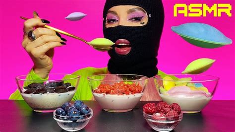 Asmr Eating Ufo Wafer Candy And Cereal Mukbang Asmr Mouth Sounds Fru