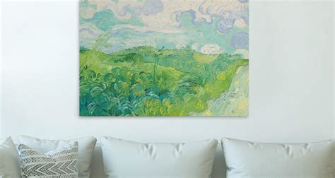 Vincent Van Gogh Green Wheat Fields Auvers Πίνακας σε καμβά
